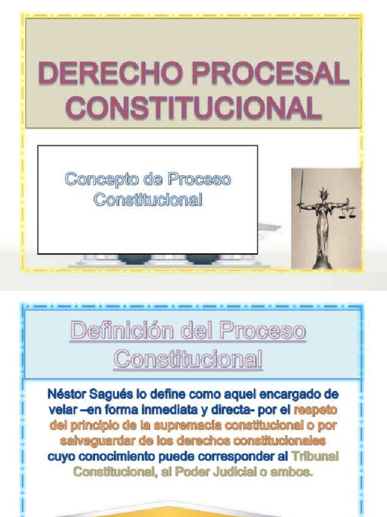 Derecho Procesal Constitucional | PDF