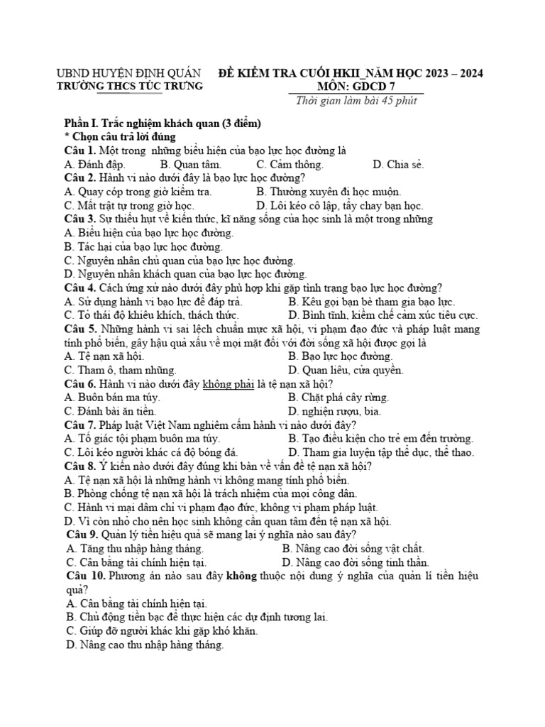 GDCD 7 | PDF