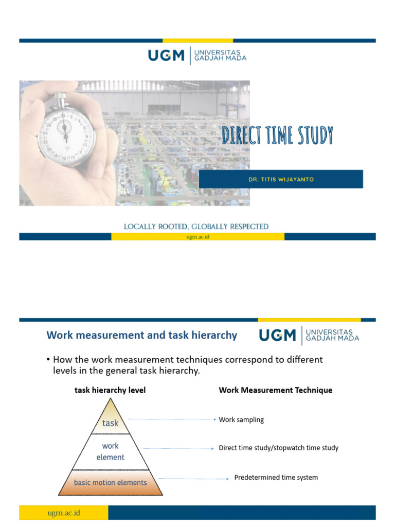05 Direct Time Study | PDF