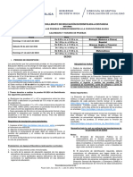 Calendario y Requisitos BXM 01 2025 | PDF