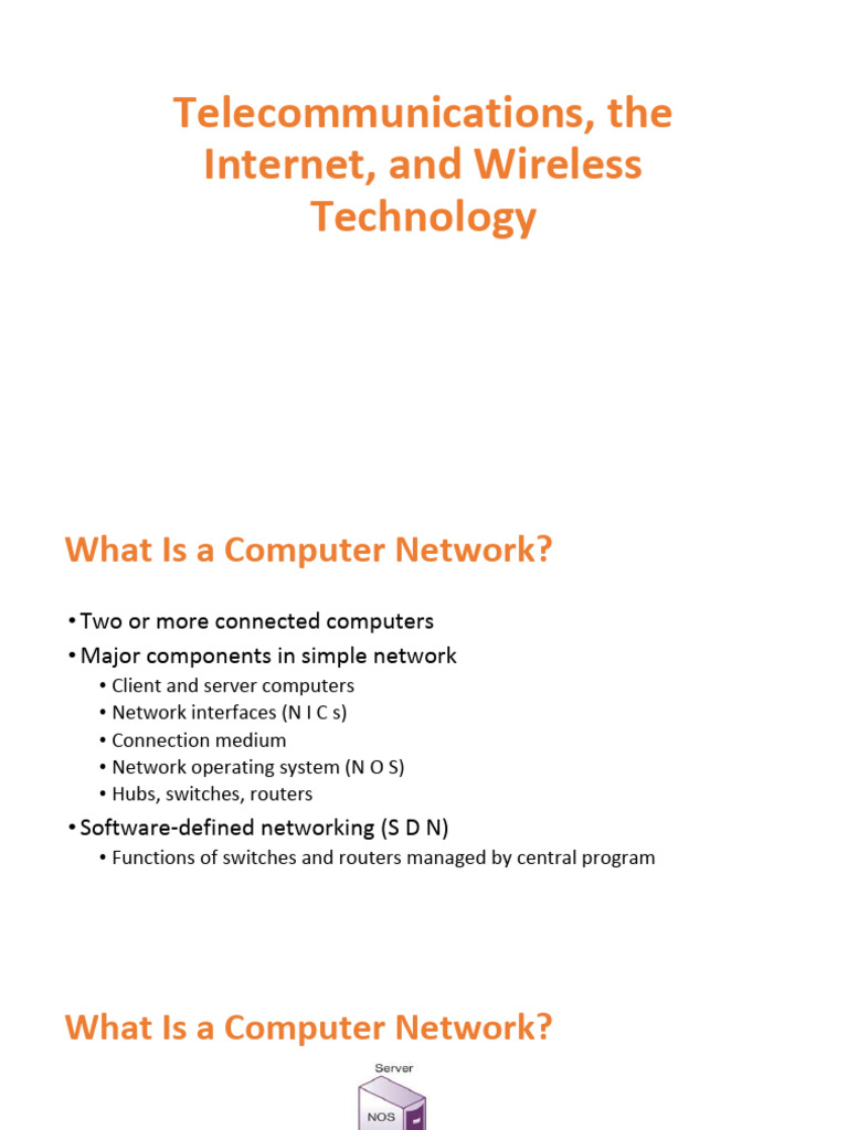 Telecommunications, The Internet & Wireless Technologies | PDF ...