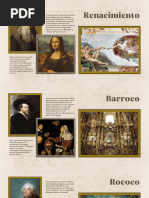 Estilos del Arte en la Edad Moderna | PDF | Pinturas | Renacimiento
