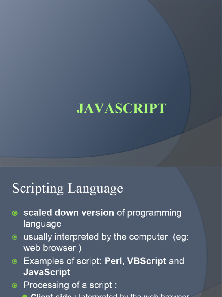 JAVASCRIPT | PDF | Java Script | Control Flow