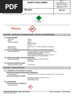 Nitrogen Safety Data Sheet (SDS) | PDF | Occupational Safety And Health ...