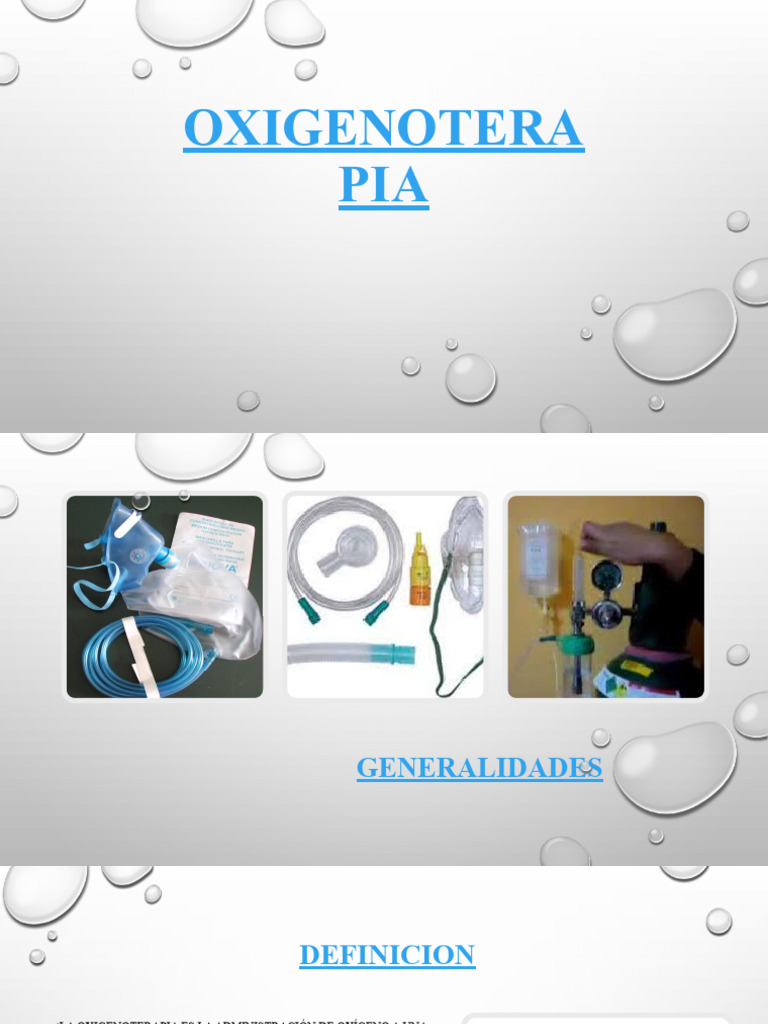 Oxigenoterapia Ok | PDF | Especialidades Medicas | Medicina