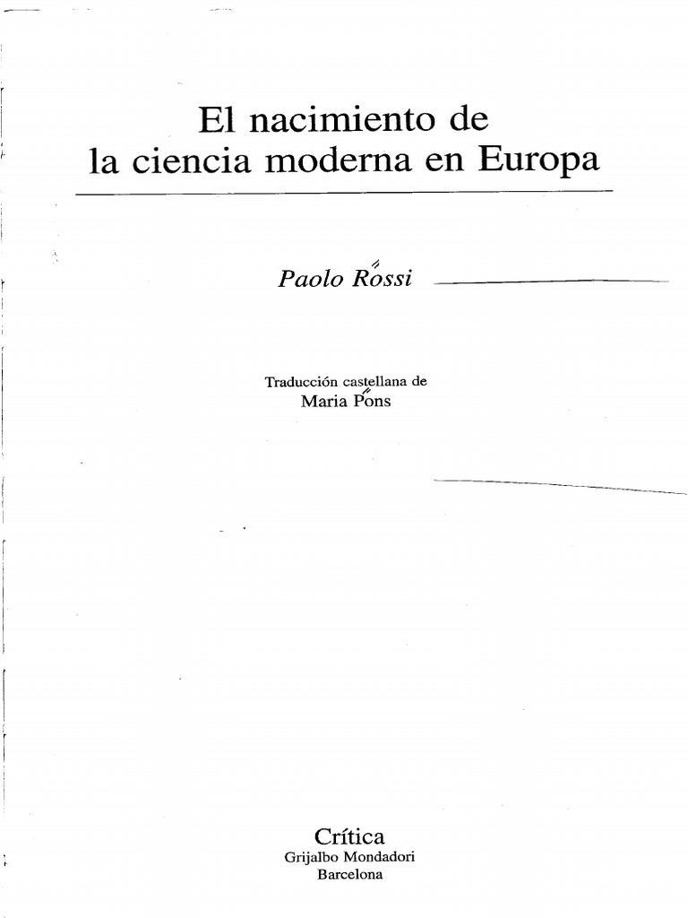 Paolo-Rossi-el-nacimiento-de-la-ciencia-moderna-en-europa (Selección ...