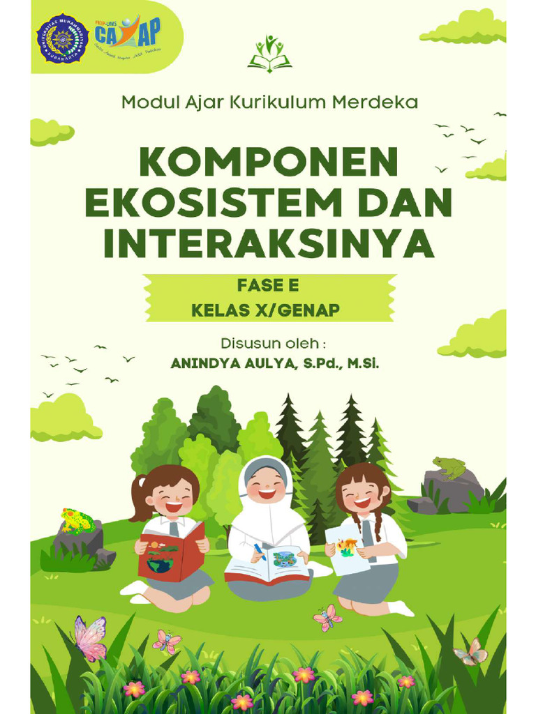 Tugas Microteaching Modul Ajar Komponen Ekosistem | PDF