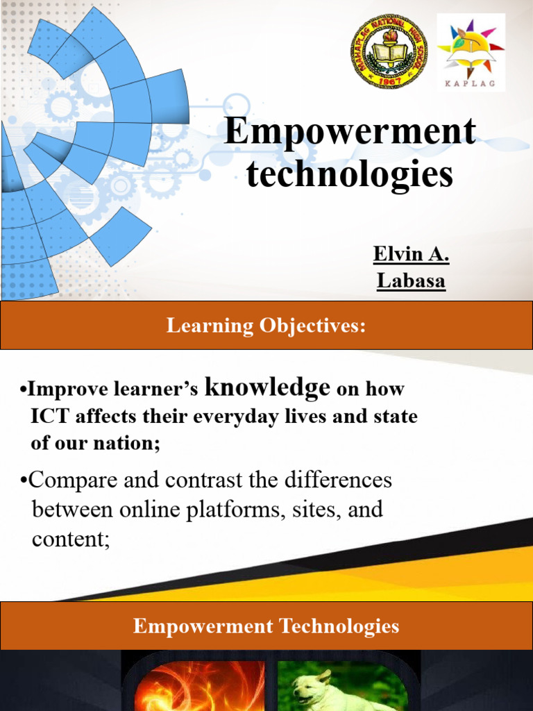 Understanding Empowerment Technologies | PDF | Information And ...