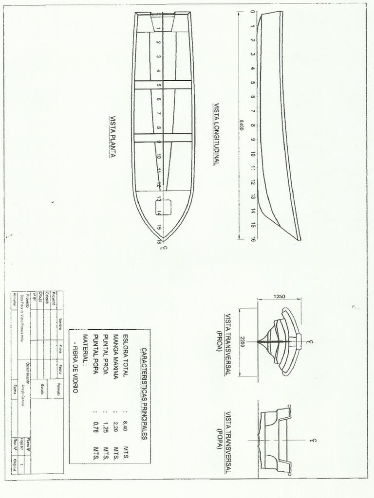 Embarcacion Arreglo General | PDF