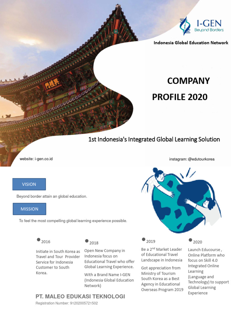Company Profile I-Gen 2020 | PDF | Indonesia