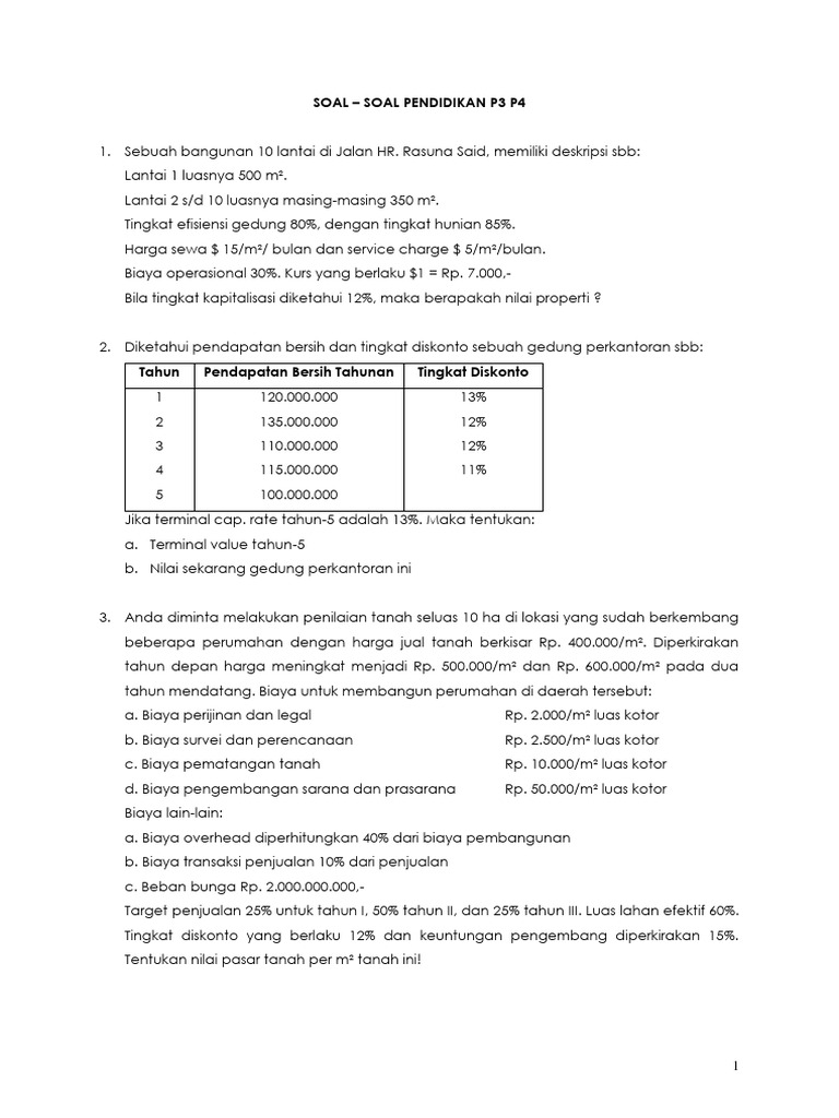 Soal Ujian Pendidikan Penilaian | PDF