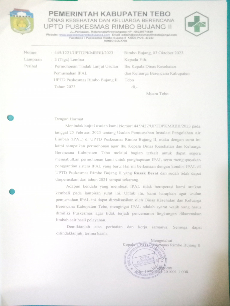 Usulan Pemusnahan Ipal 07-May-2024 14-02-05 | PDF