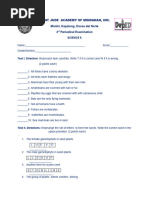 Test II: Enumeration Direction: Give What Is Being Ask. Write Your ...