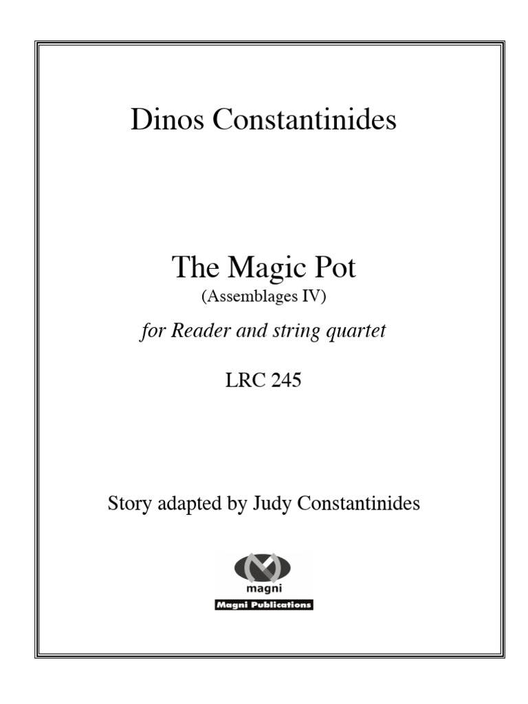 The Magic Pot Cover | PDF