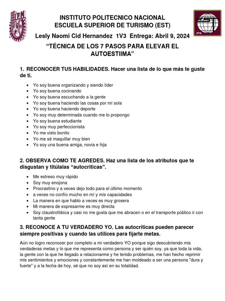 TECNICA DE LOS 7 PASOS | PDF
