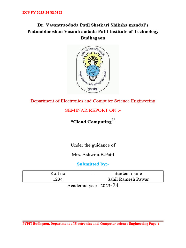 Sahil Pdf Cloud Computing Computing