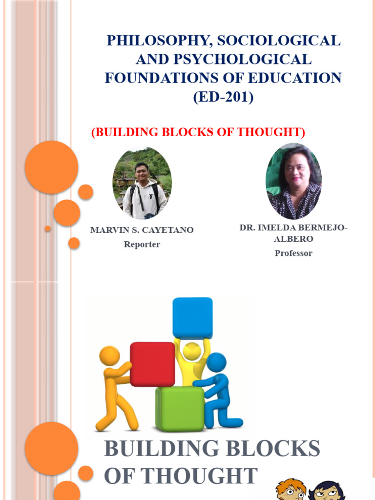 MArvin S. Cayetano - BUILDING BLOCKS OF THOUGHT | PDF | Semantics | Thought