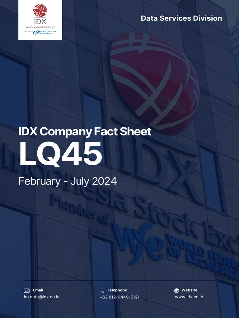 Idx Company Fact Sheet Lq45 2024 01 | PDF | Companies Of Asia | Banks