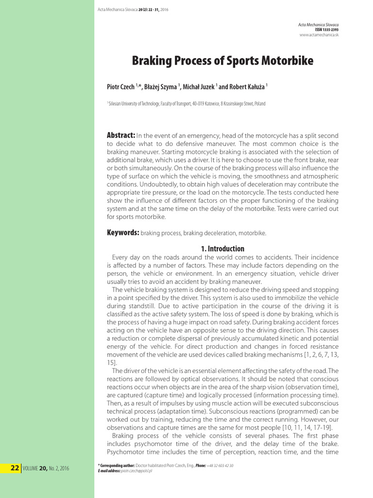 Ams - Ams 201602 0003 | PDF | Brake | Motorcycle