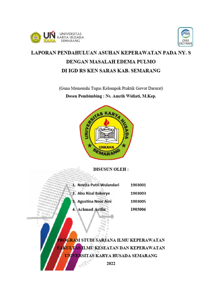 LP Kelompok Igd - Edema Pulmoooo | PDF