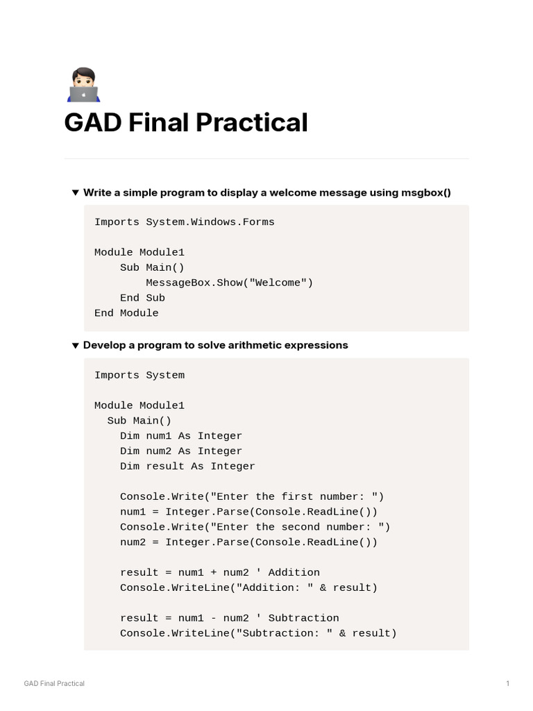 GAD_Final_Practical | PDF | Mathematics | Abstract Algebra GAD_Final_Practical | PDF | Mathematics | Abstract Algebra