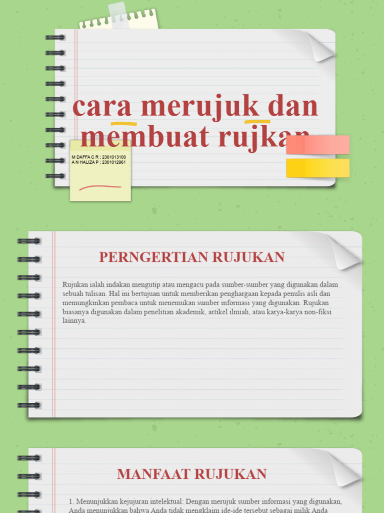 Panduan Lengkap Membuat Rujukan | PDF | Seni & Disiplin Bahasa | Klasik
