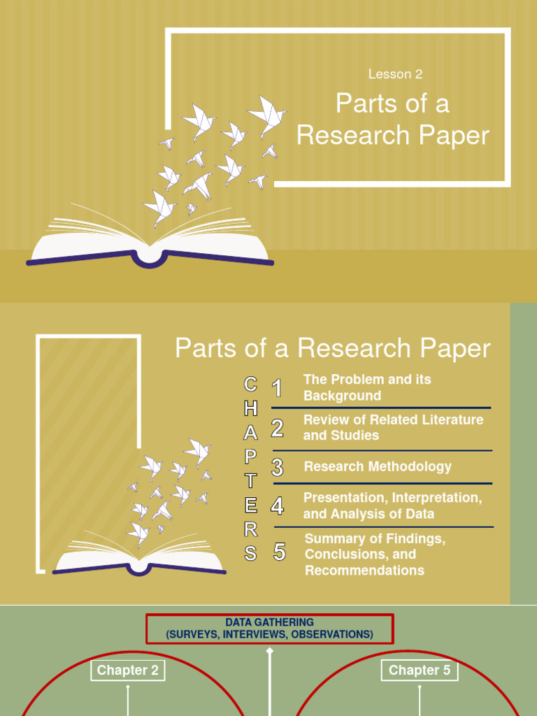 Parts of A Research Chapter 1 | PDF | Methodology | Science