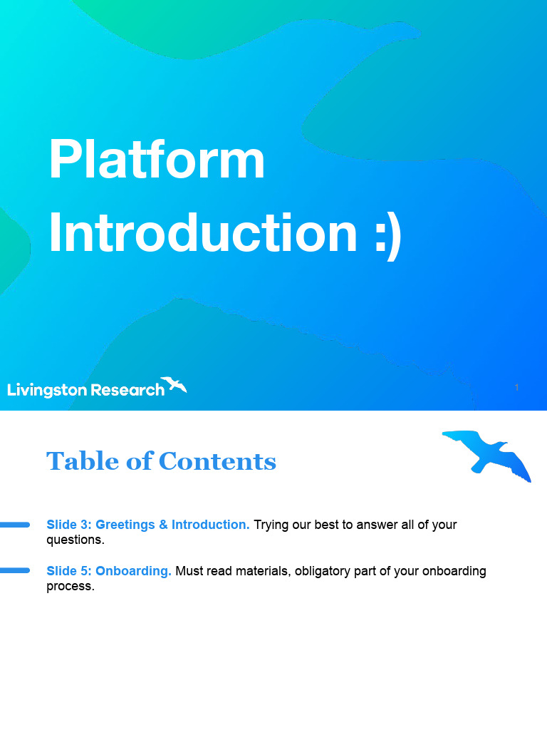 Platform Introduction | PDF | Human Communication