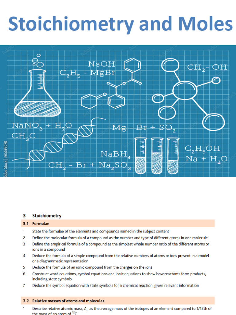 Moles | PDF | Chemical Compounds | Molecules