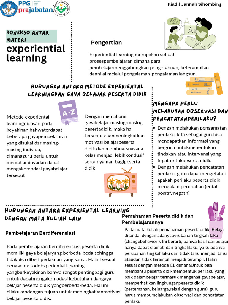Metode Experiential Learning untuk Gaya Belajar | PDF