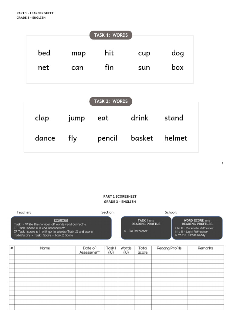 ENG Grade 3 | PDF | Language Arts & Discipline