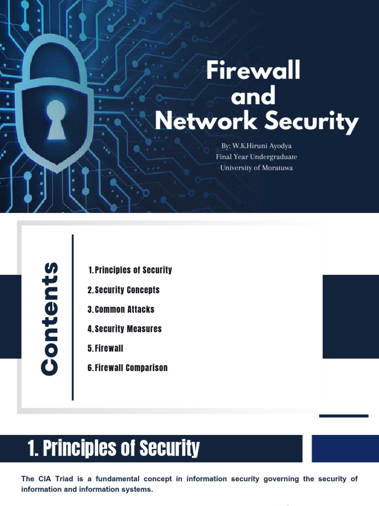 Firewall & Network Security Guide | PDF | Firewall (Computing) | Security