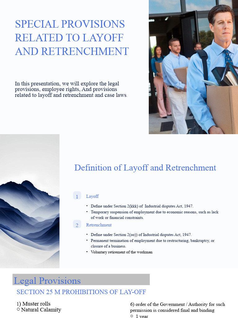 Layoff & Retrenchment Laws | PDF | Layoff | Strike Action