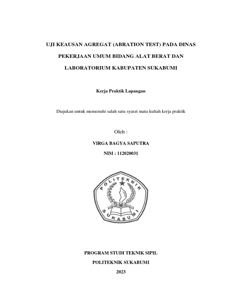 Laporan PKL Virga Bagya Saputra Revisi | PDF | Komputer