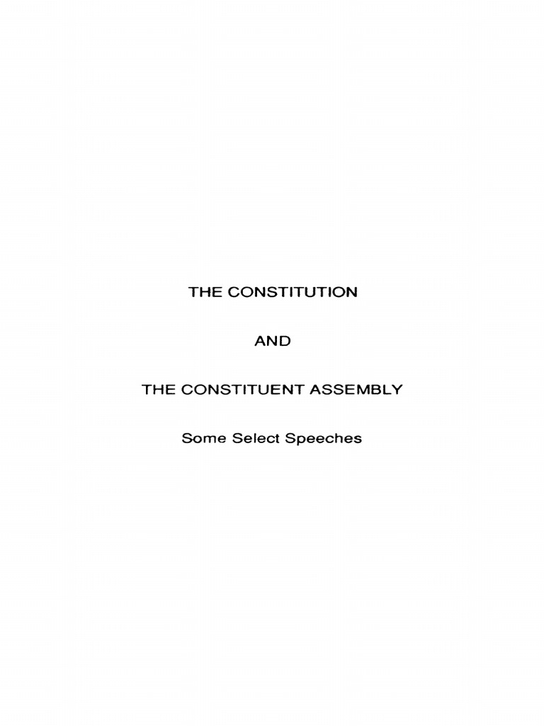 Constitution Constituent Assembly | PDF | Jawaharlal Nehru | Constitution