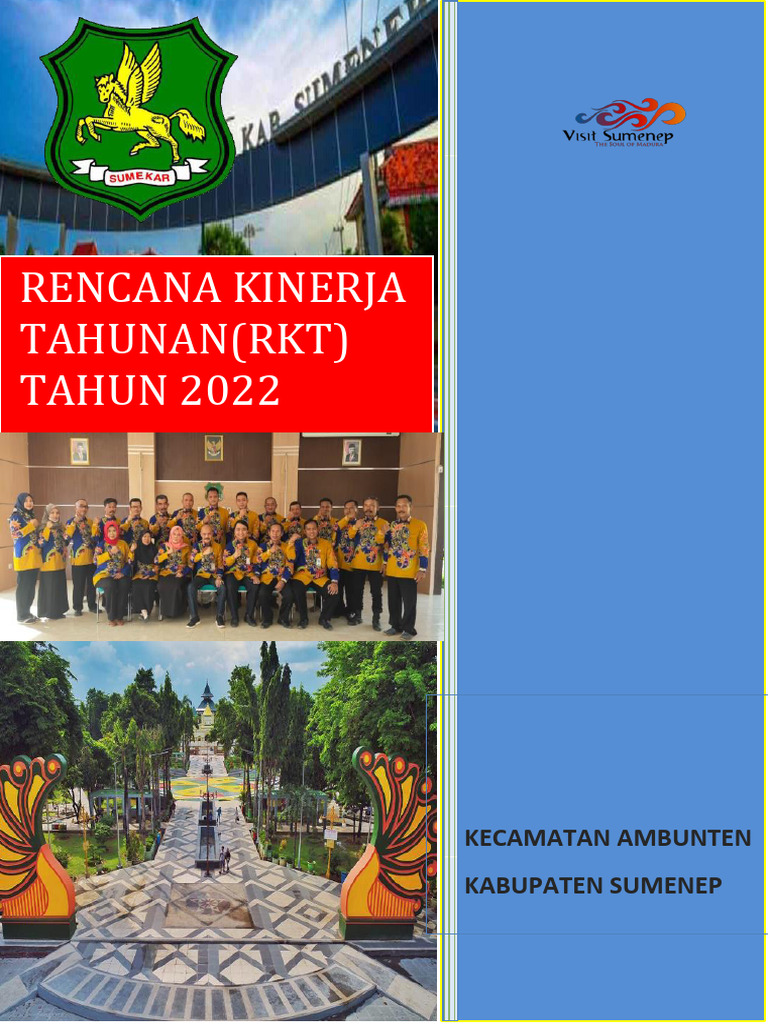 Rencana Kinerja Tahunan (RKT) TAHUN 2022: Kecamatan Ambunten Kabupaten Sumenep | PDF | Bisnis ...