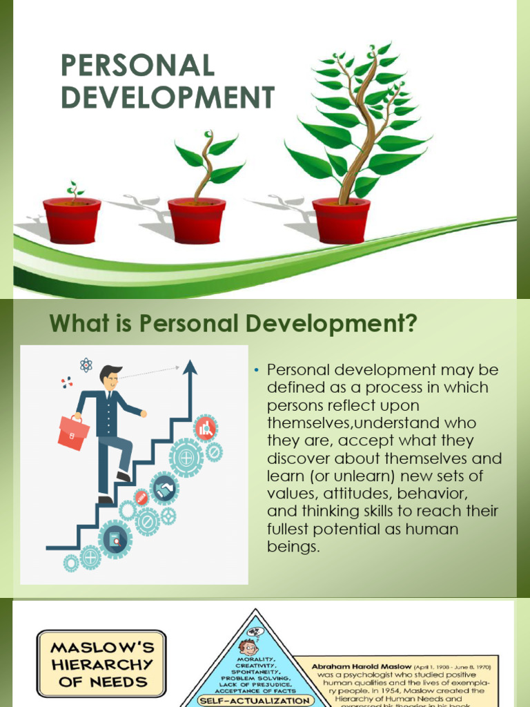 Personal Development | PDF | Adolescence | Self Concept
