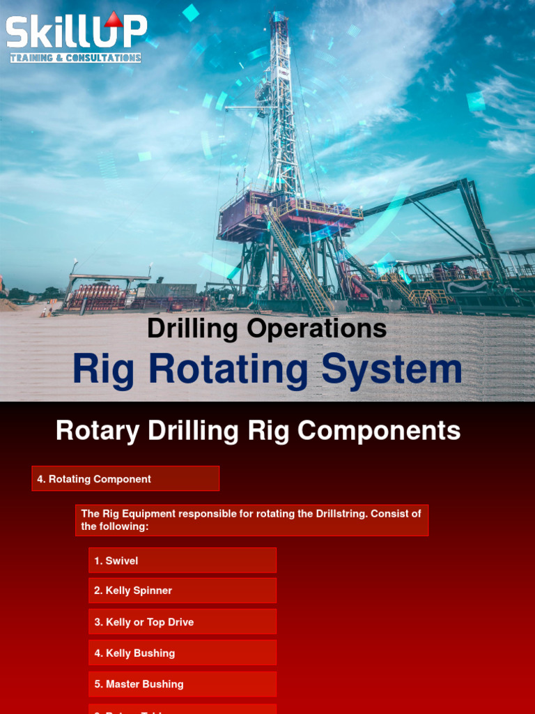 Drilling Rig Operations-1 | PDF | Drill | Rotation