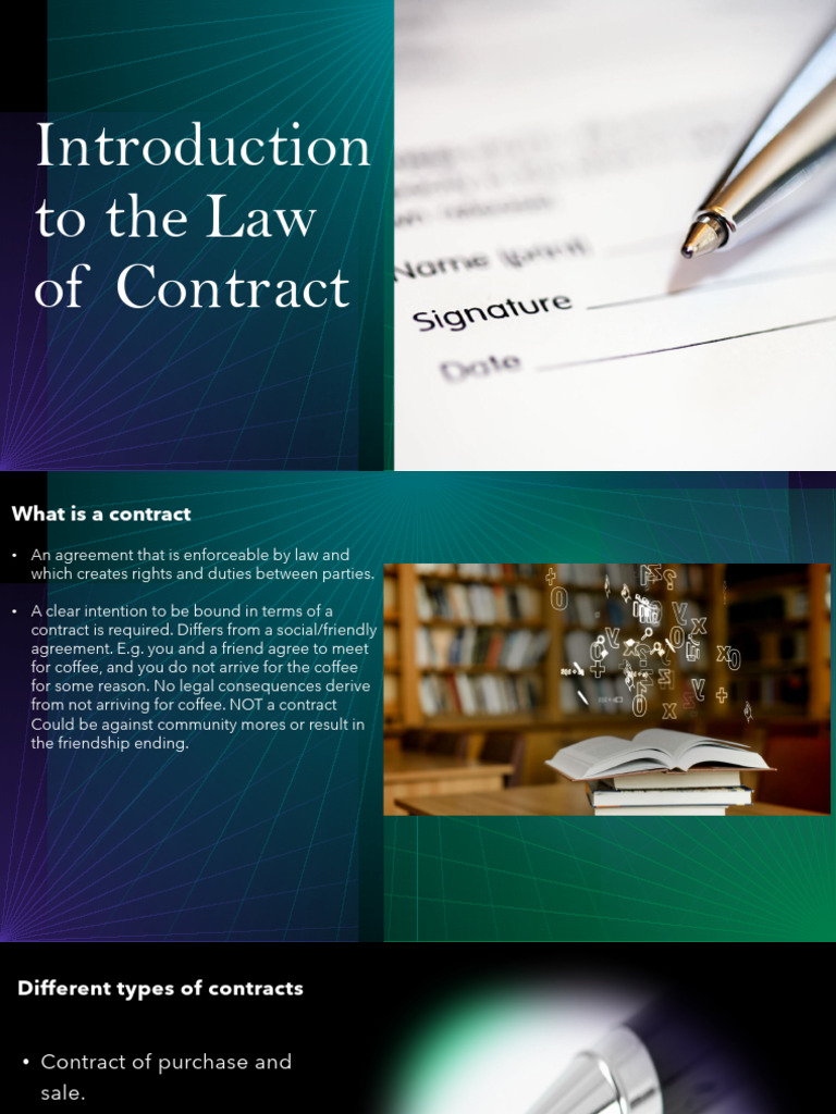 Intro To Law of Contract | PDF | Business Law | Economies