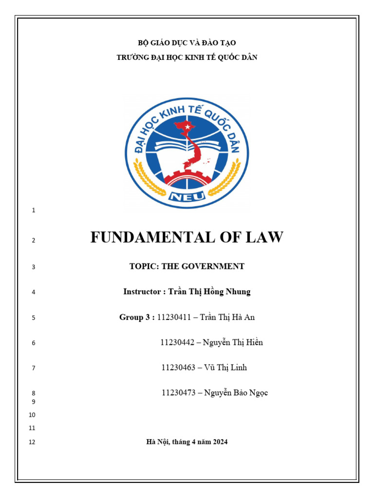 Fundamental of Law | Download Free PDF | Cabinet (Government) | United ...