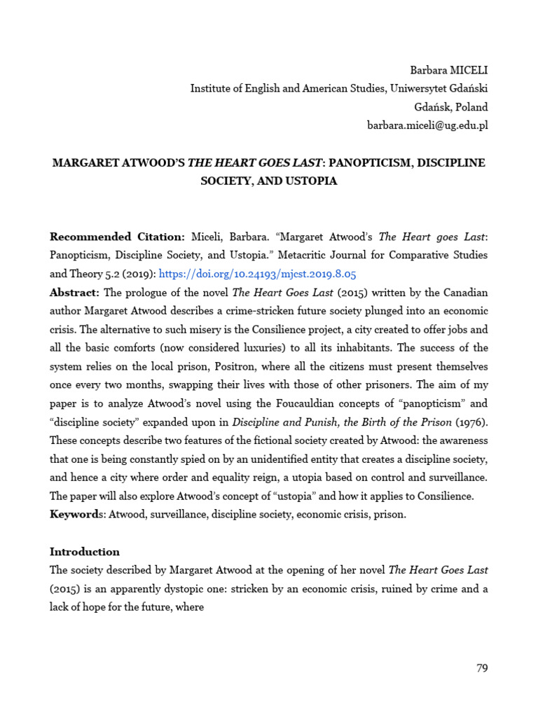 Panopticism, Discipline Society, and Ustopia | PDF | History