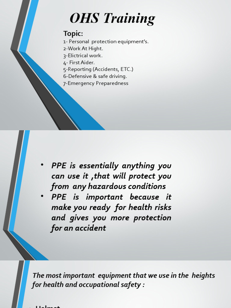 Personal Protective Equipment (PPE) | PDF | Personal Protective ...