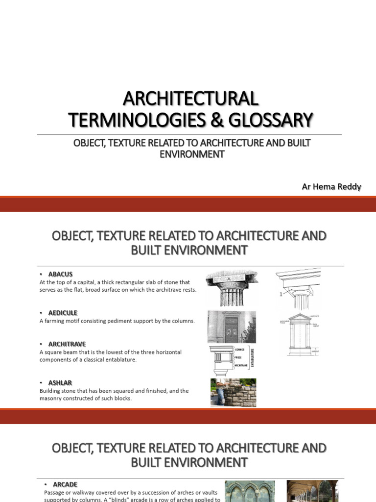 ARCHITECTURE TERMS | PDF | Vault (Architecture) | Dome