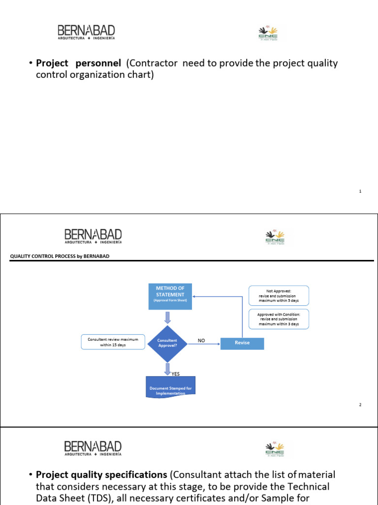 Qaqc Centro Nacional Chega | PDF | Specification (Technical Standard) | Building Engineering