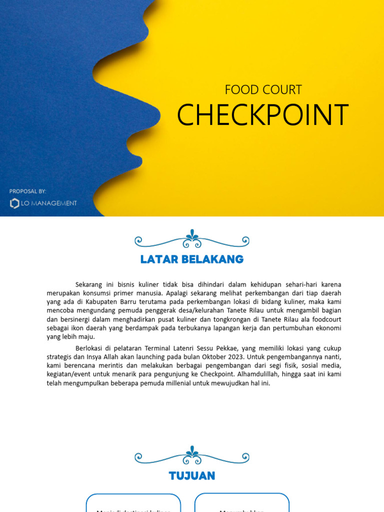 PROPOSAL CHECKPOINT | PDF