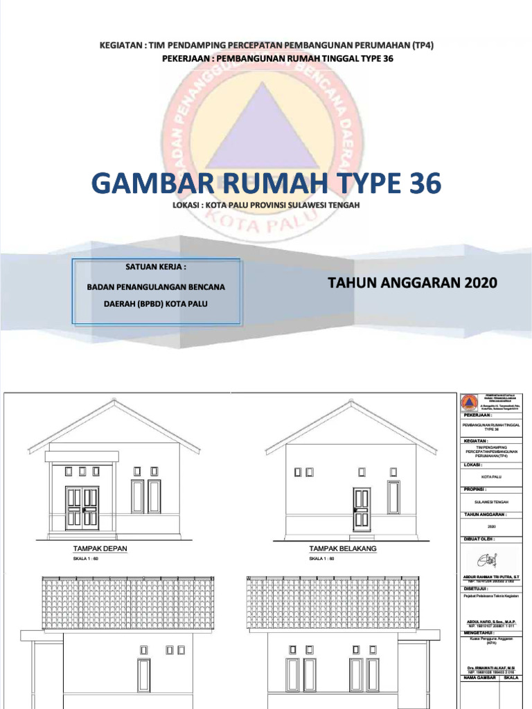 Pembangunan Rumah Type 36 Palu 2020 | PDF