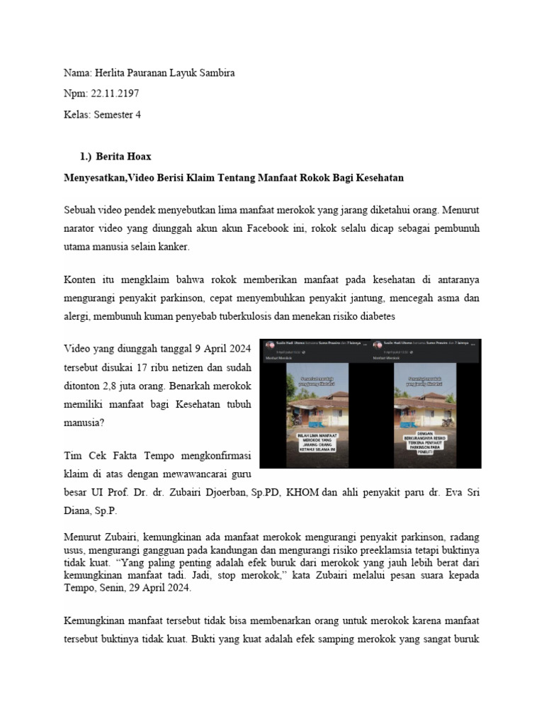 Berita Hoax | PDF