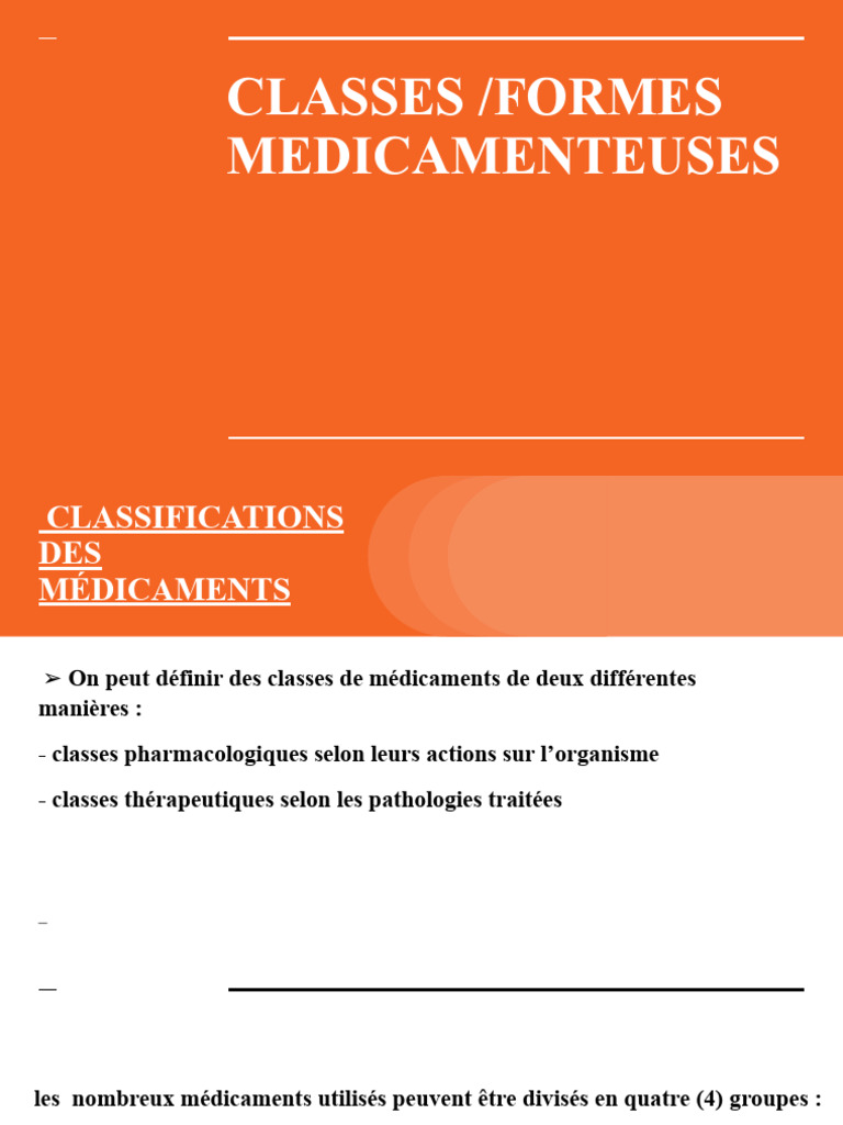 Groupes - Types de Médicaments2 | PDF | Antalgique | Douleur