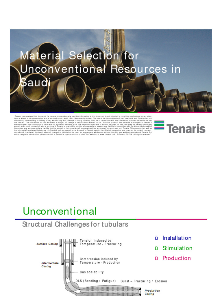 Material Selection for Aramco's Unconventional Resources | PDF ...