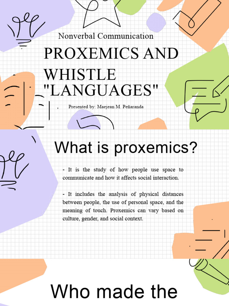 Understanding Proxemics and Whistled Languages | PDF | Tone ...